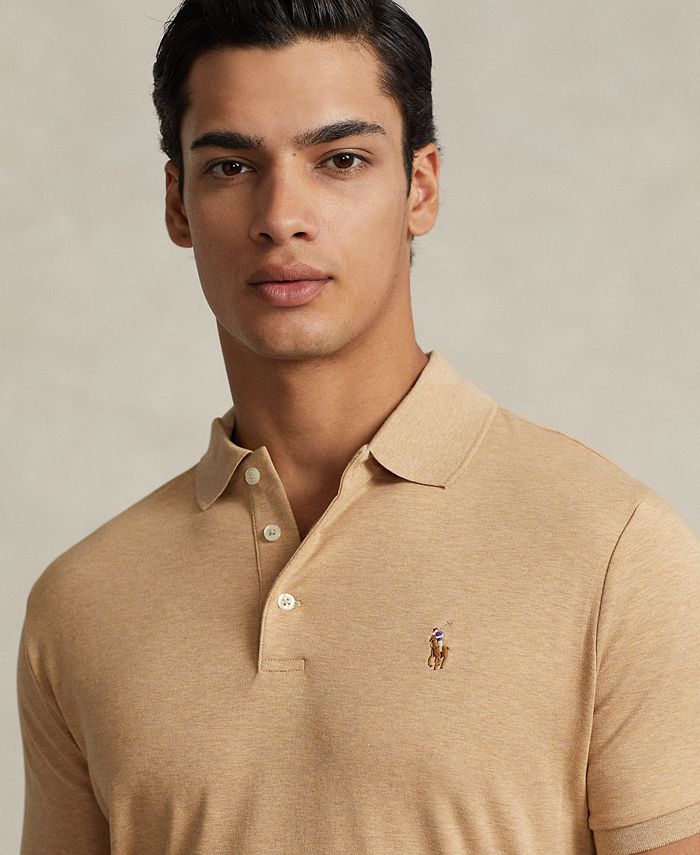 Polo Ralph Lauren Men's Custom Slim Fit Soft Cotton Polo Shirt - Macy's