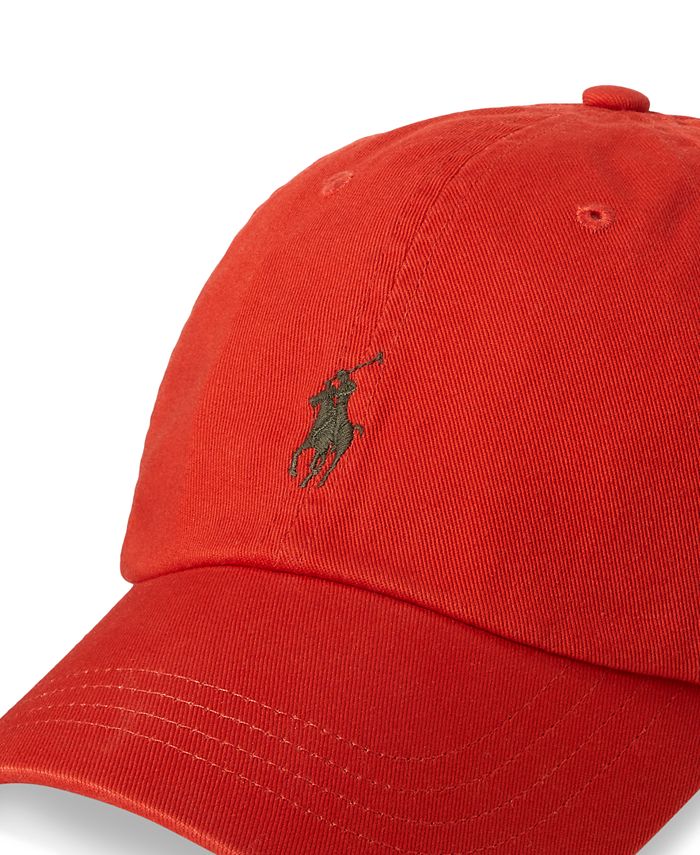 Polo Ralph Lauren Men's Cotton Chino Baseball Cap - Macy's