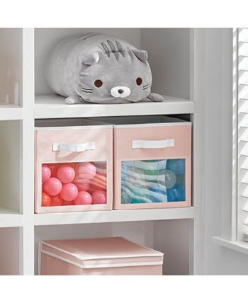 mDesign Kids Fabric Closet Storage Organizer Cube Bin Box - 6 Pack - Macy's