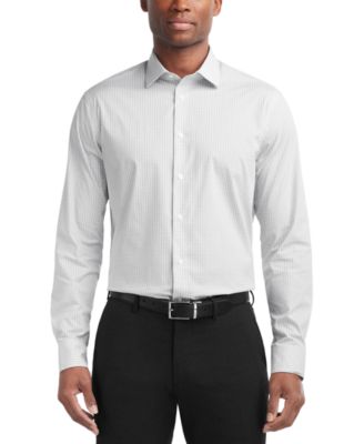 Calvin Klein Men's Steel Plus Regular Fit Stretch Wrinkle Resistant Dress Shirt - Macy's