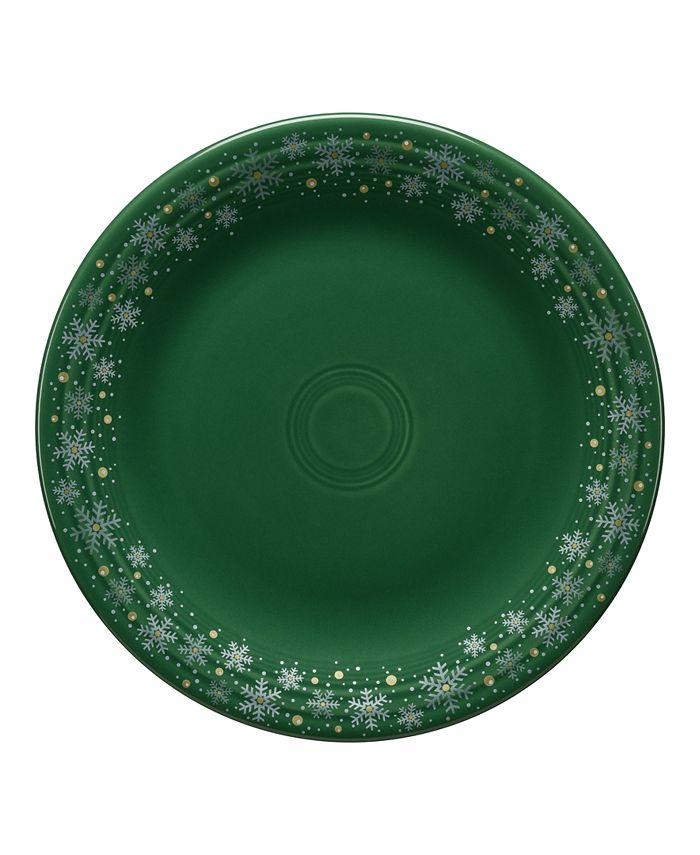 Fiesta Jade Snowflake Dinner Plate - Macy's