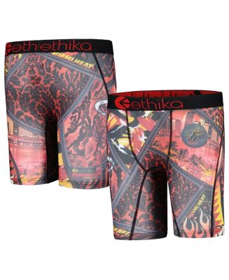 Big Boys Ethika Red Miami Heat Summer Boxer Briefs - Macy's