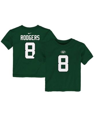 Toddler Boys and Girls Nike Aaron Rodgers Green New York Jets Player ...