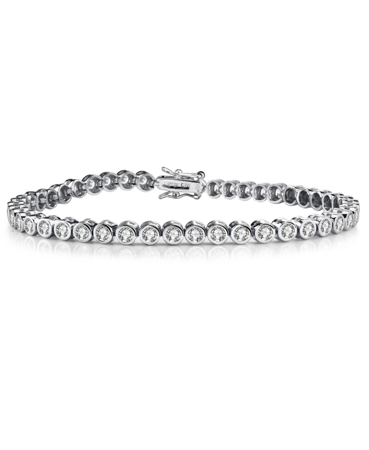 Click here for Rachel Glauber Cubic Zirconia Round Bezel 3mm Set... prices