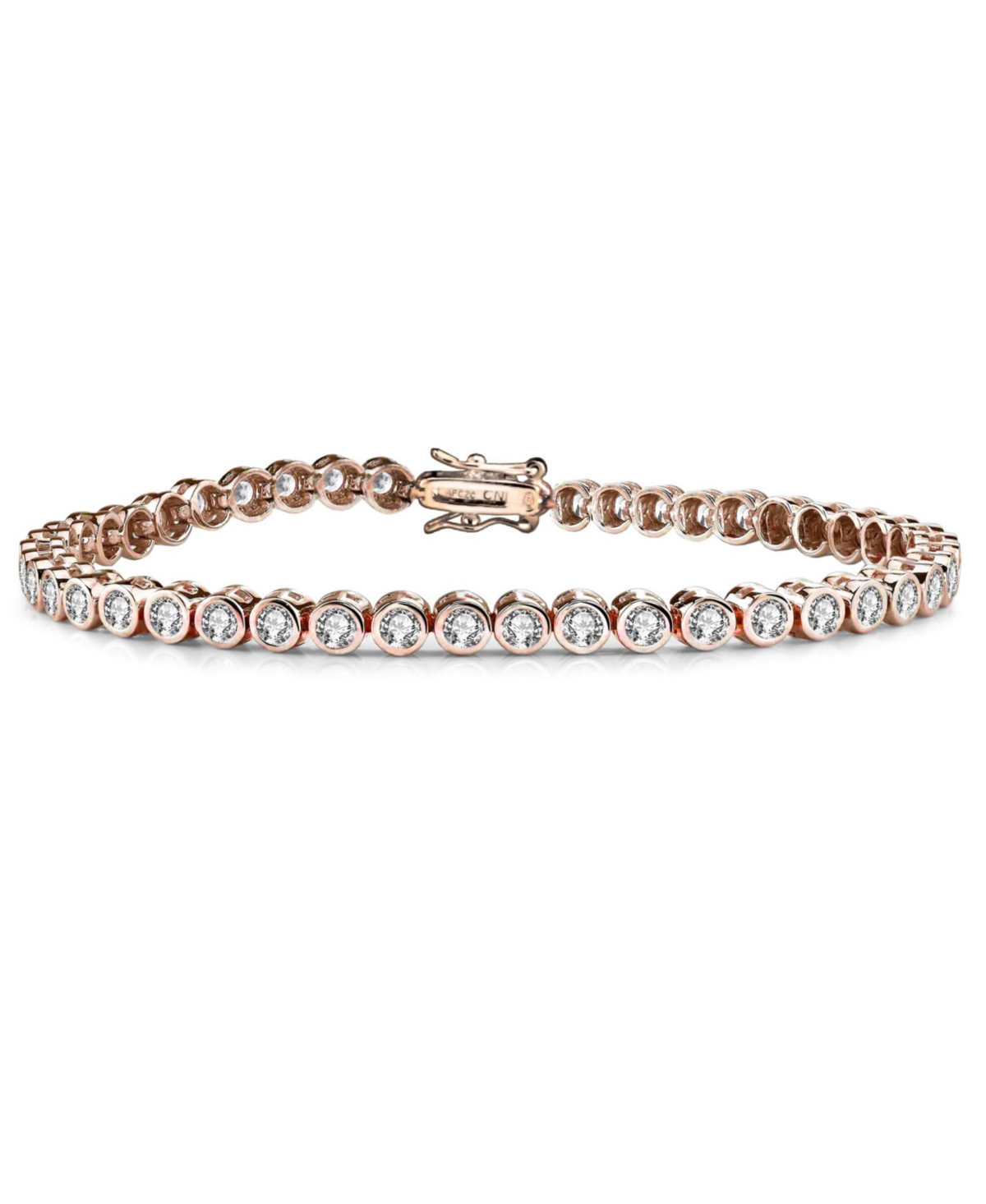 Click here for Rachel Glauber Cubic Zirconia Round Bezel 3mm Set... prices