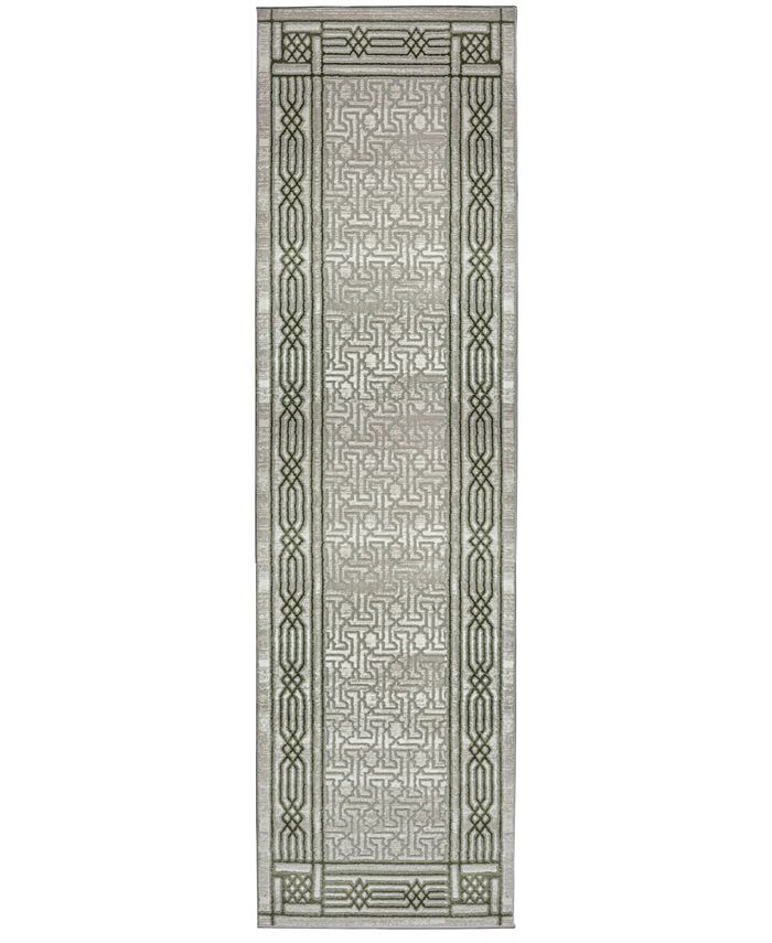 KM Home CLOSEOUT! Davide 1231 2'2" x 7'7" Runner Area Rug - Macy's