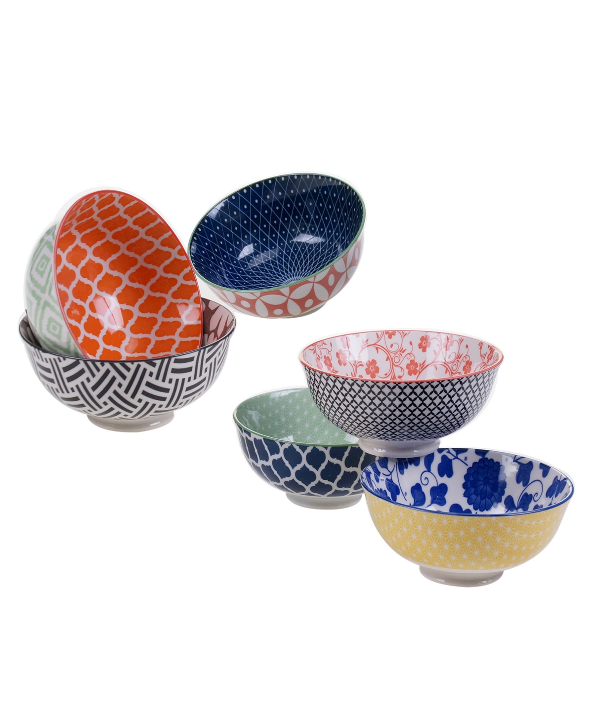 Click here for Certified International Soho Bowls Set of 6 - Mult... prices