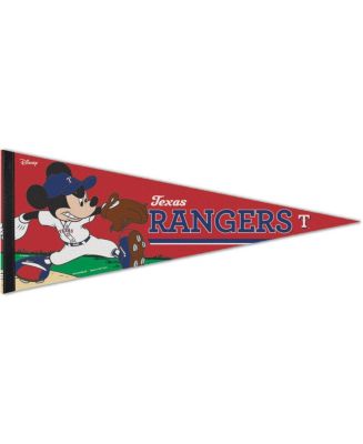 Wincraft Texas Rangers 12'' x 30'' Disney Mickey Mouse Premium Pennant ...