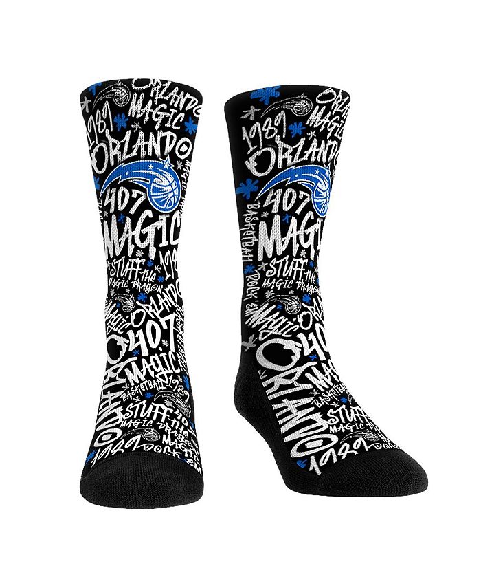 Rock 'Em Men's and Women's Socks Orlando Magic Graffiti Crew Socks - Macy's