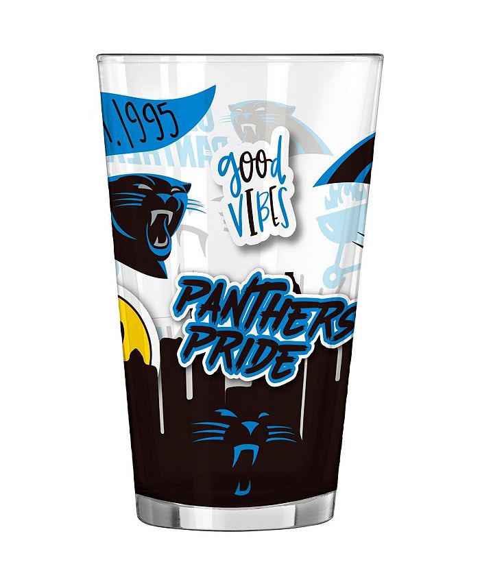 Logo Brands Carolina Panthers 16 Oz Native Pint Glass - Macy's