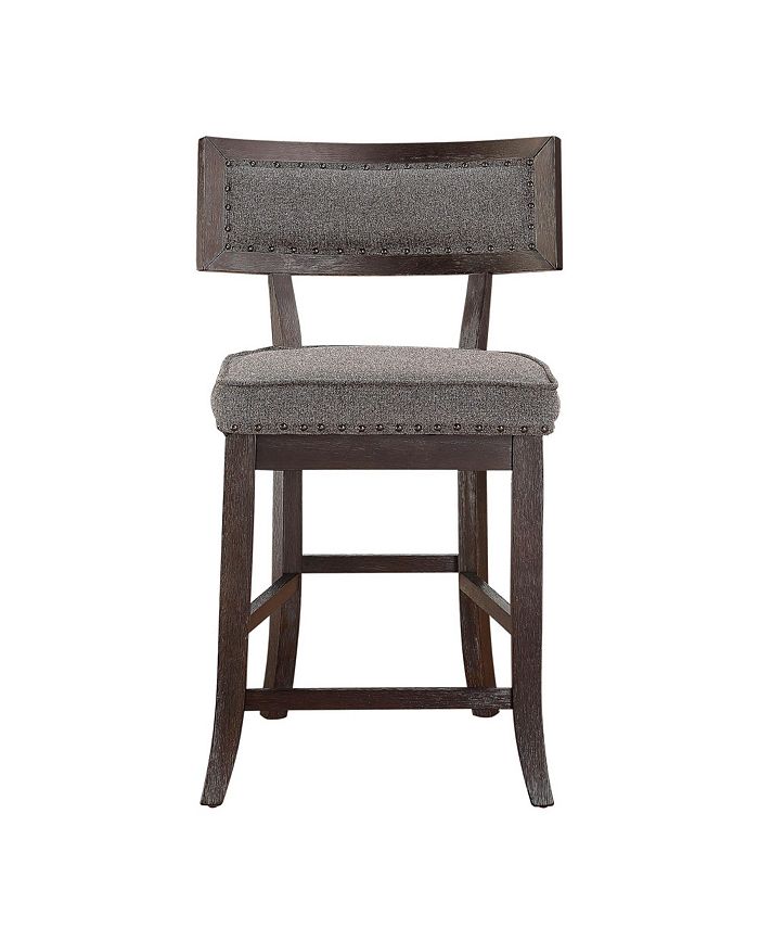 Offex Oxton Collection Set of 2 Counter Height Dining Chair with Fabric ...