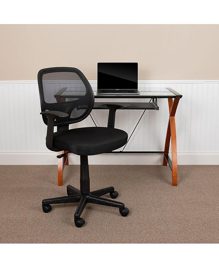 Offex Mid-Back Mesh Swivel Ergonomic Task Office Chair with Arms, BIFMA ...