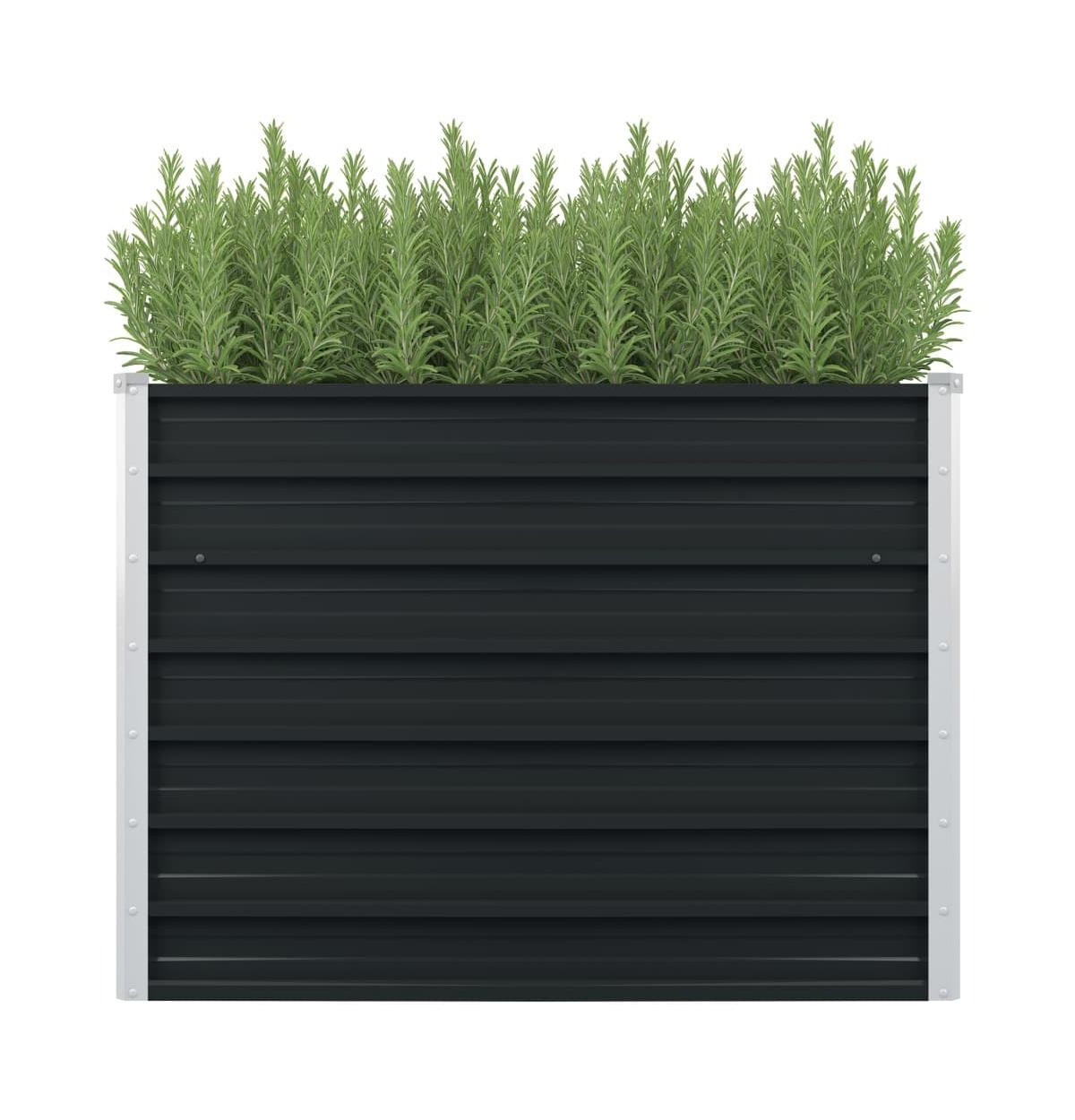 Click here for Raised Garden Bed Anthracite 39.4x39.4x30.3 Galvan... prices