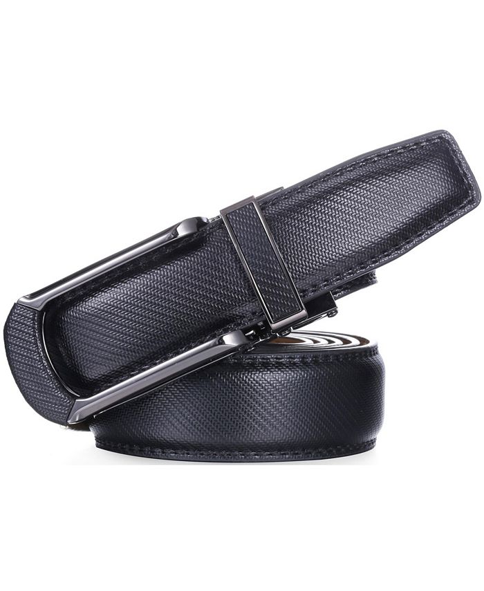 Mio Marino Men's Dilettante Leather Linxx Ratchet Belt - Macy's