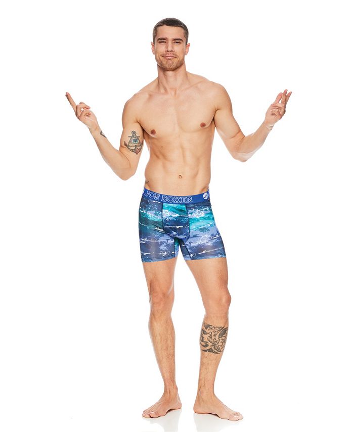 Joe Boxer Men's Gone Fishing Boxer Briefs, Pack of 4 - Macy's