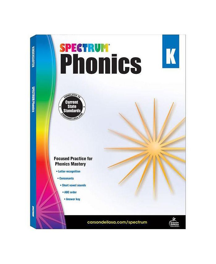 Barnes & Noble Spectrum Phonics, Grade K by Spectrum Compiler - Macy's