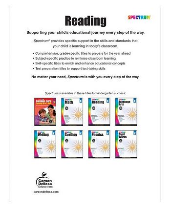 Barnes & Noble Spectrum Reading, Grade K by Spectrum Compiler - Macy's