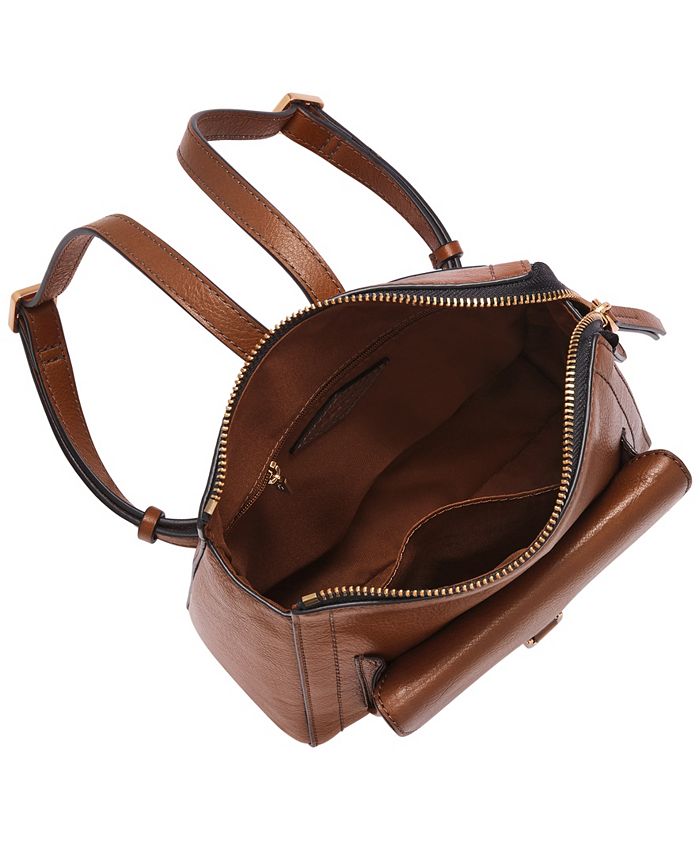 Fossil Parker Leather Backpack - Macy's