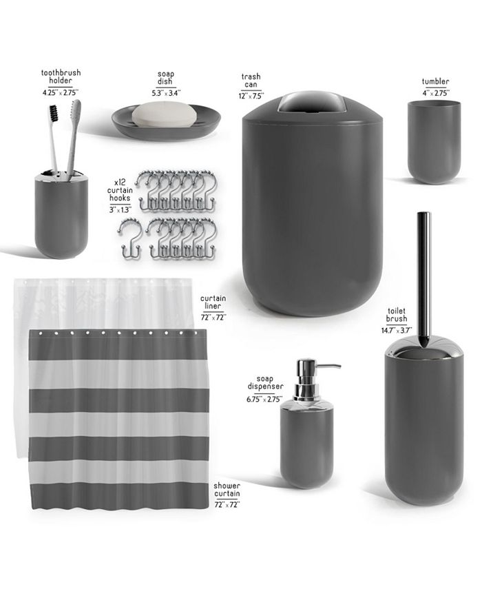Clara Clark 9 Piece Complete Bathroom Set - Macy's