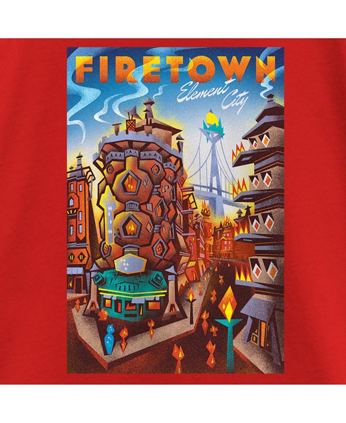 Disney Pixar Girl's Elemental Firetown Poster Child T-Shirt - Macy's