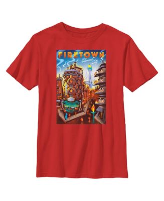 Boy's Elemental Firetown Poster Child T-Shirt - Macy's