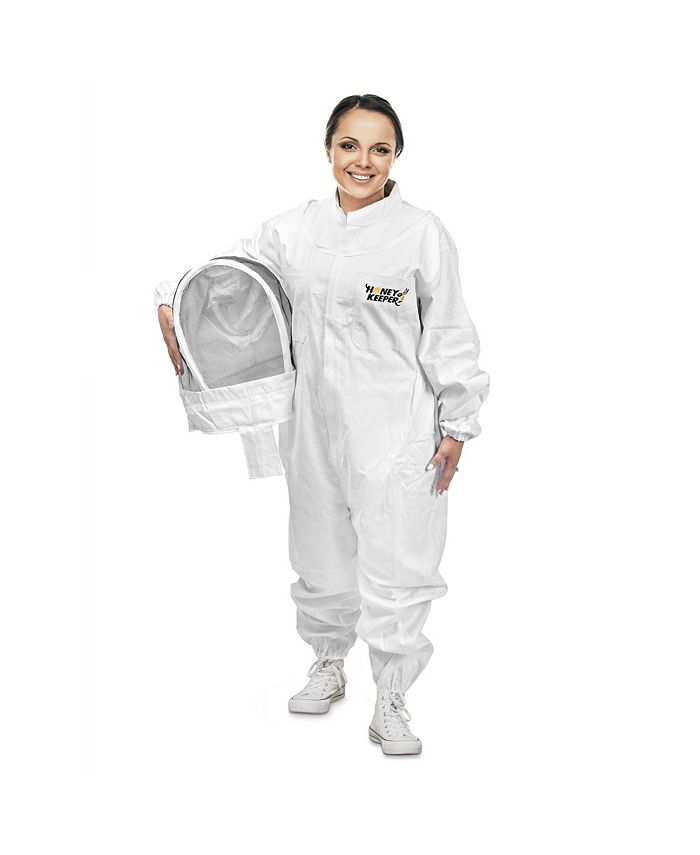 Honey Keeper Professional Cotton Full Body Beekeeping Suit with Self ...