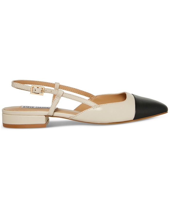 Steve Madden Women's Belinda Cap-Toe Slingback Flats - Macy's
