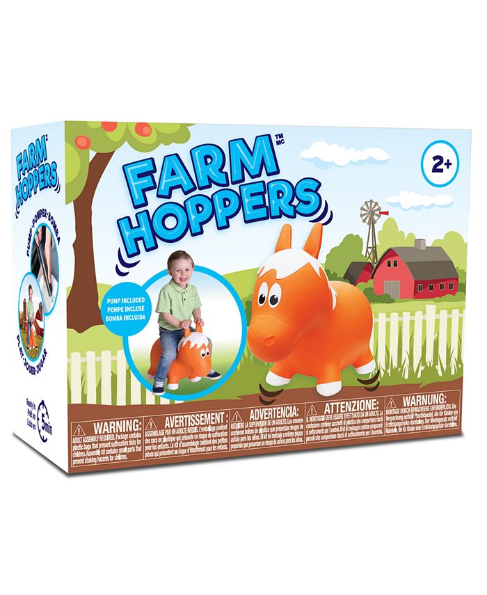 Farm Hoppers Horse Ride-On Toddler Inflatable Bounce Toy - Macy's
