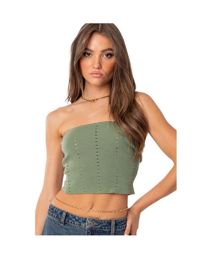 Edikted Women's Reef Knit Tube Top - Macy's