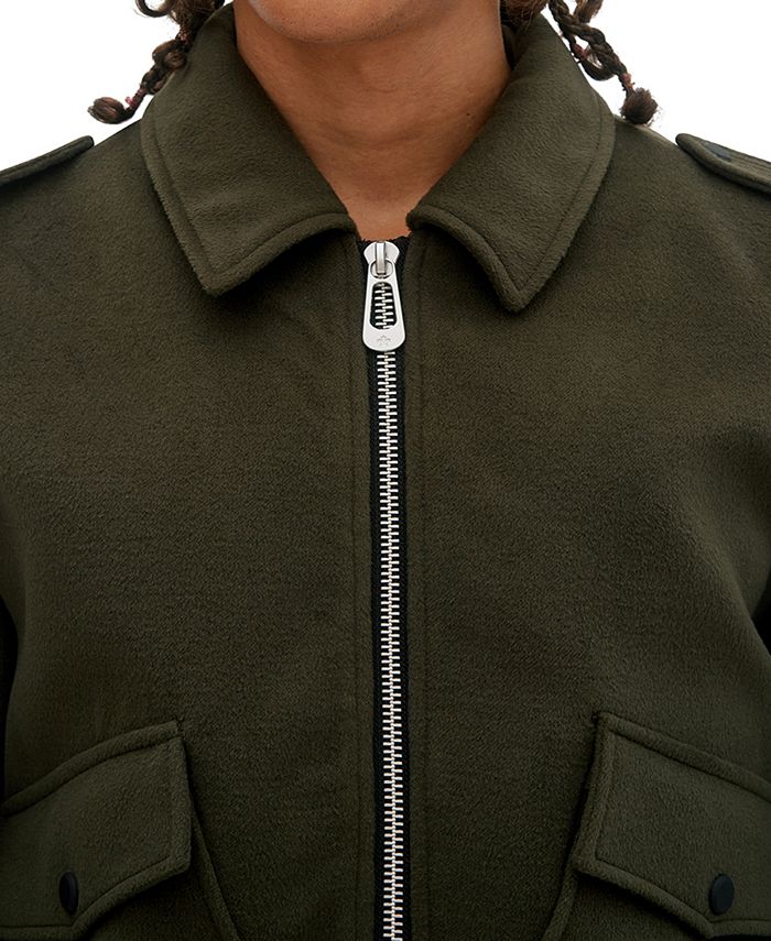 NOIZE Men's Zip-Front Bomber Jacket - Macy's