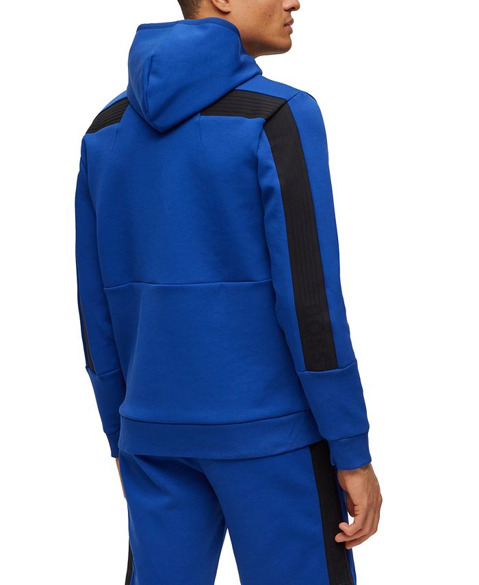 Hugo Boss Men's Embroidered Logo Zip-Up Hoodie - Macy's