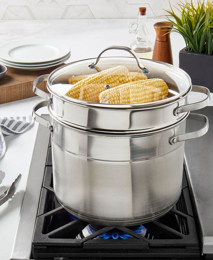 Denmark Unlimited Stainless Steel 3 Piece 8 Quart Multi-Cooker Set - Macy's