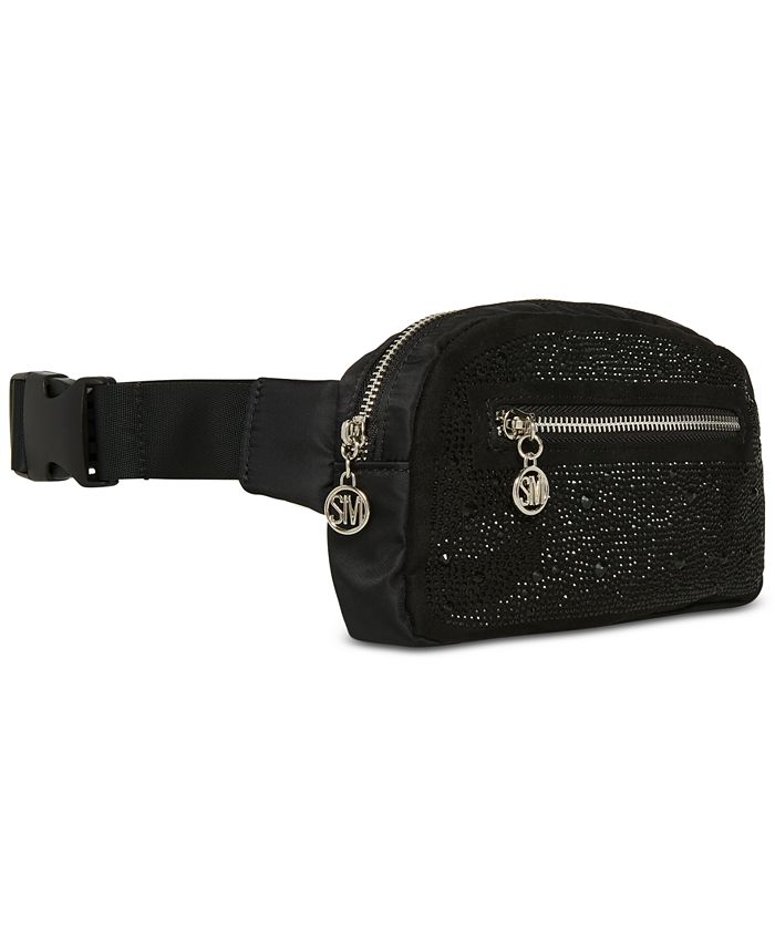 Steve Madden Women's Rhinestone Embellished Belt Bag - Macy's