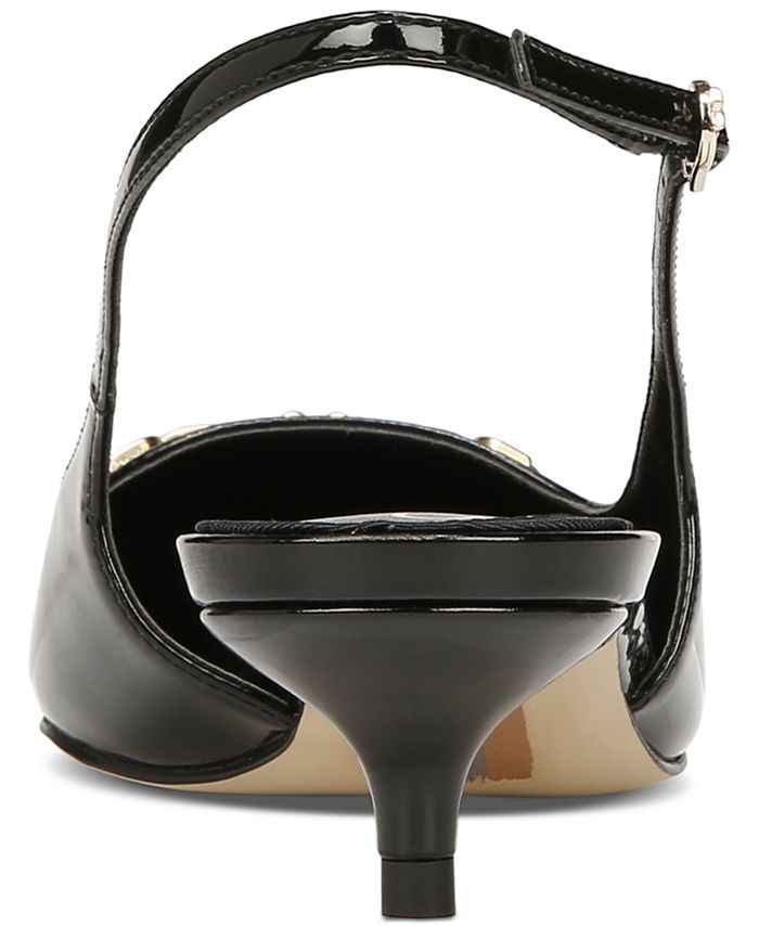 Sam Edelman Women's Fitzgerald Slingback Kitten-Heel Pumps - Macy's