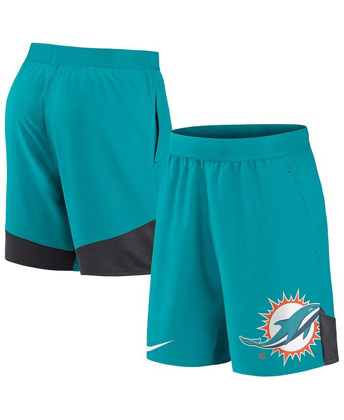 Nike Men's Aqua Miami Dolphins Stretch Performance Shorts - Macy's