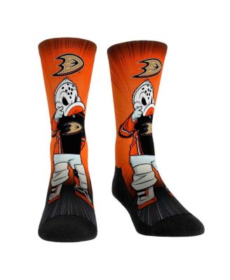 Men's and Women's Rock 'Em Socks Anaheim Ducks Mascot Pump Up Crew ...