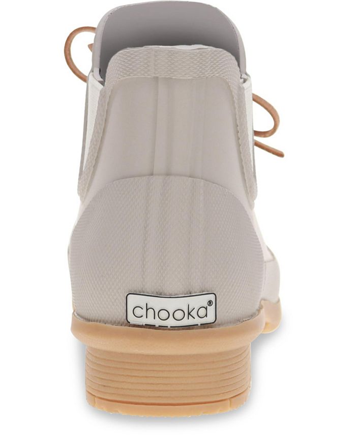 Chooka Women's Classic Tie Bootie Chelsea Rain Boot - Macy's
