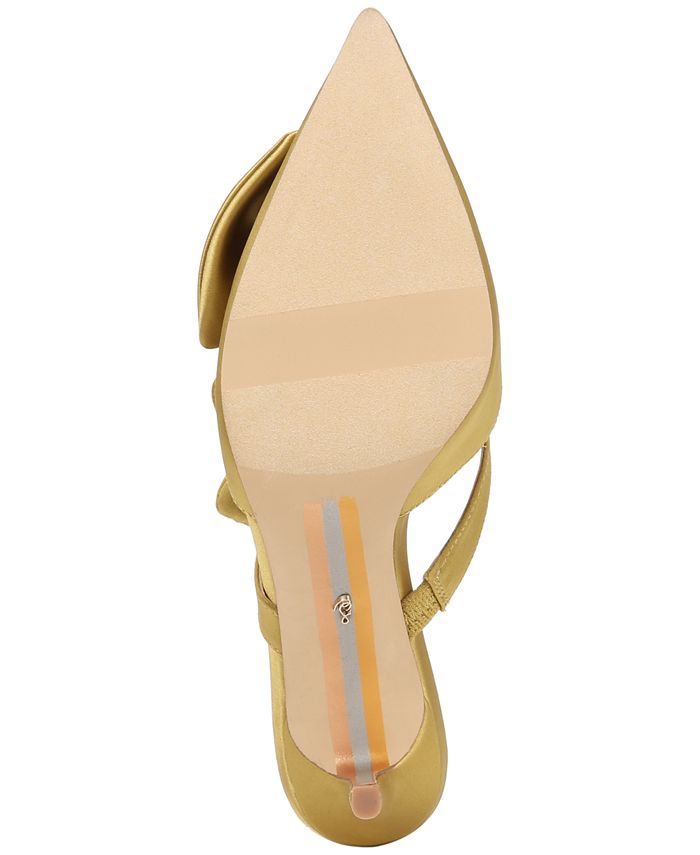 Sam Edelman Women's Veranda Bow Pointed-Toe Evening Mules - Macy's