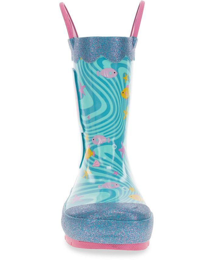 Western Chief Toddler, Little Girl's and Big Girl's Molly Mermaid Rain ...
