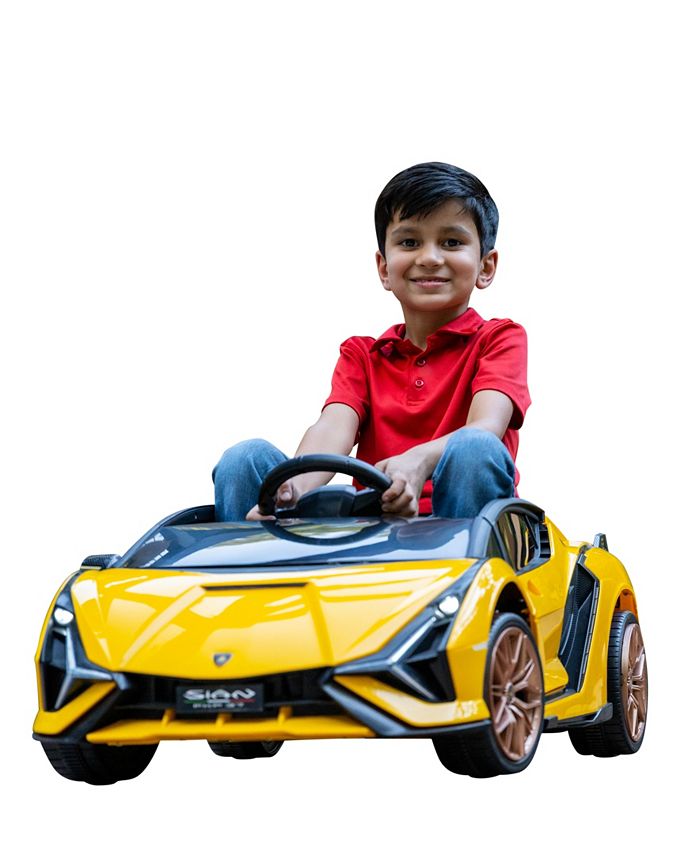 Best Ride on Cars Lamborghini Sian 12V Powered Rideon - Macy's