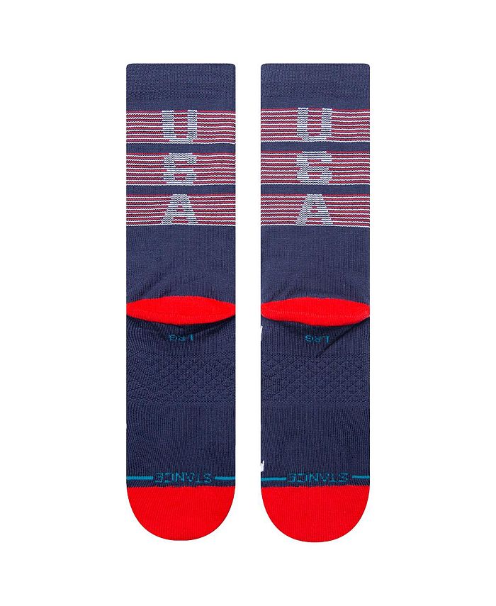 Stance Men's Navy MLB Bars USA Crew Socks - Macy's