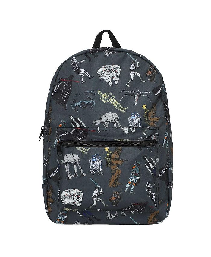 Bioworld Men's and Women's Black Star Wars Character Backpack - Macy's