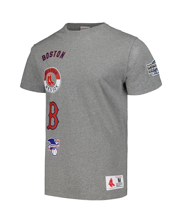Mitchell & Ness Men's Heather Gray Boston Red Sox Cooperstown ...