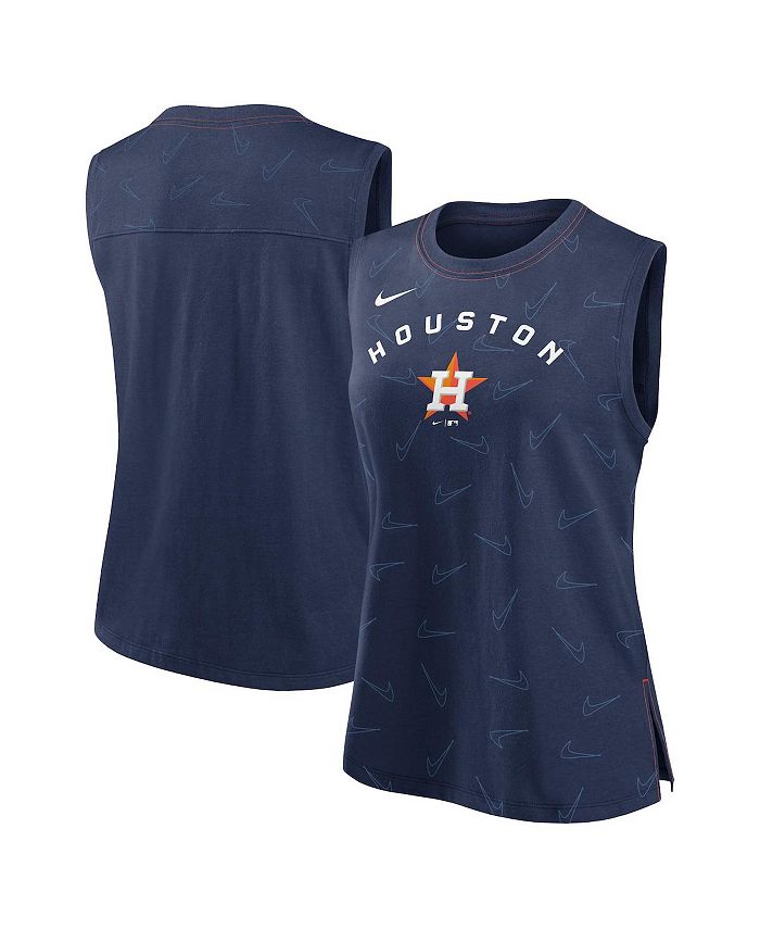 Nike Women's Navy Houston Astros Muscle Play Tank Top - Macy's
