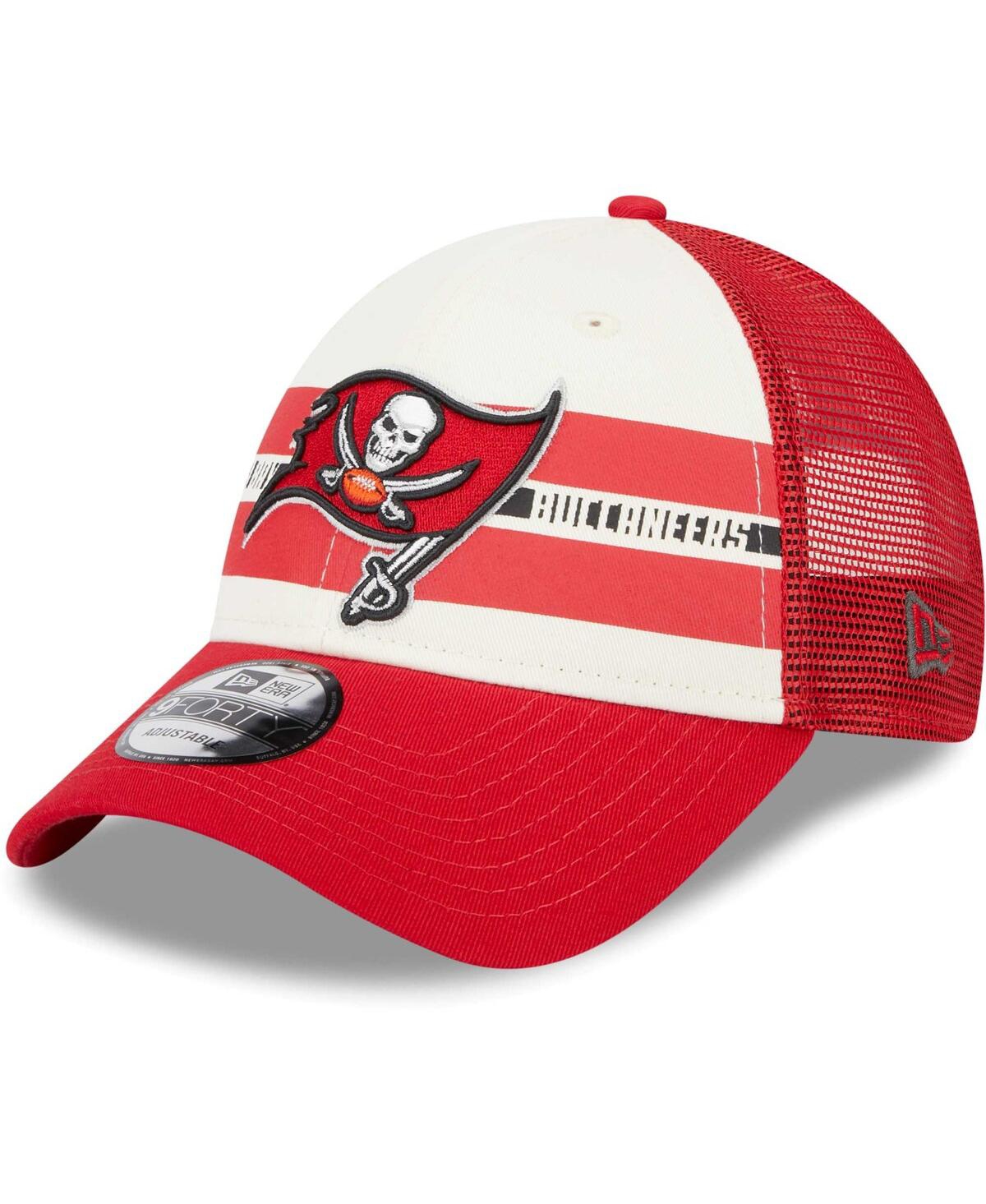 Click here for Mens New Era Cream  Red Tampa Bay Buccaneers Team... prices
