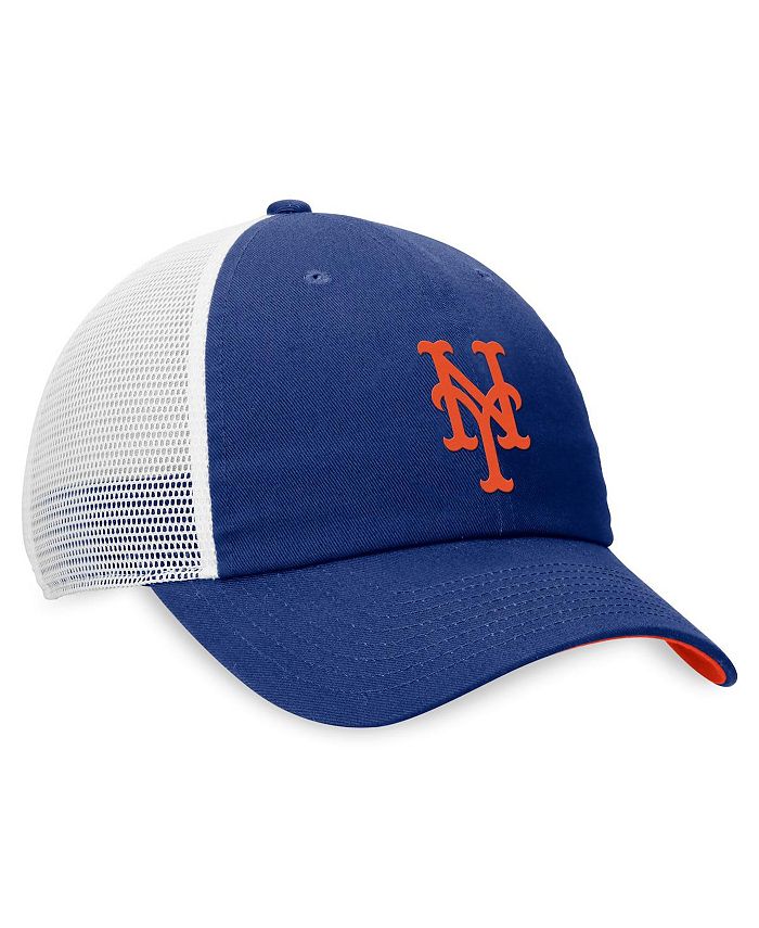 Nike Men's Royal, White New York Mets Heritage86 Adjustable Trucker Hat ...