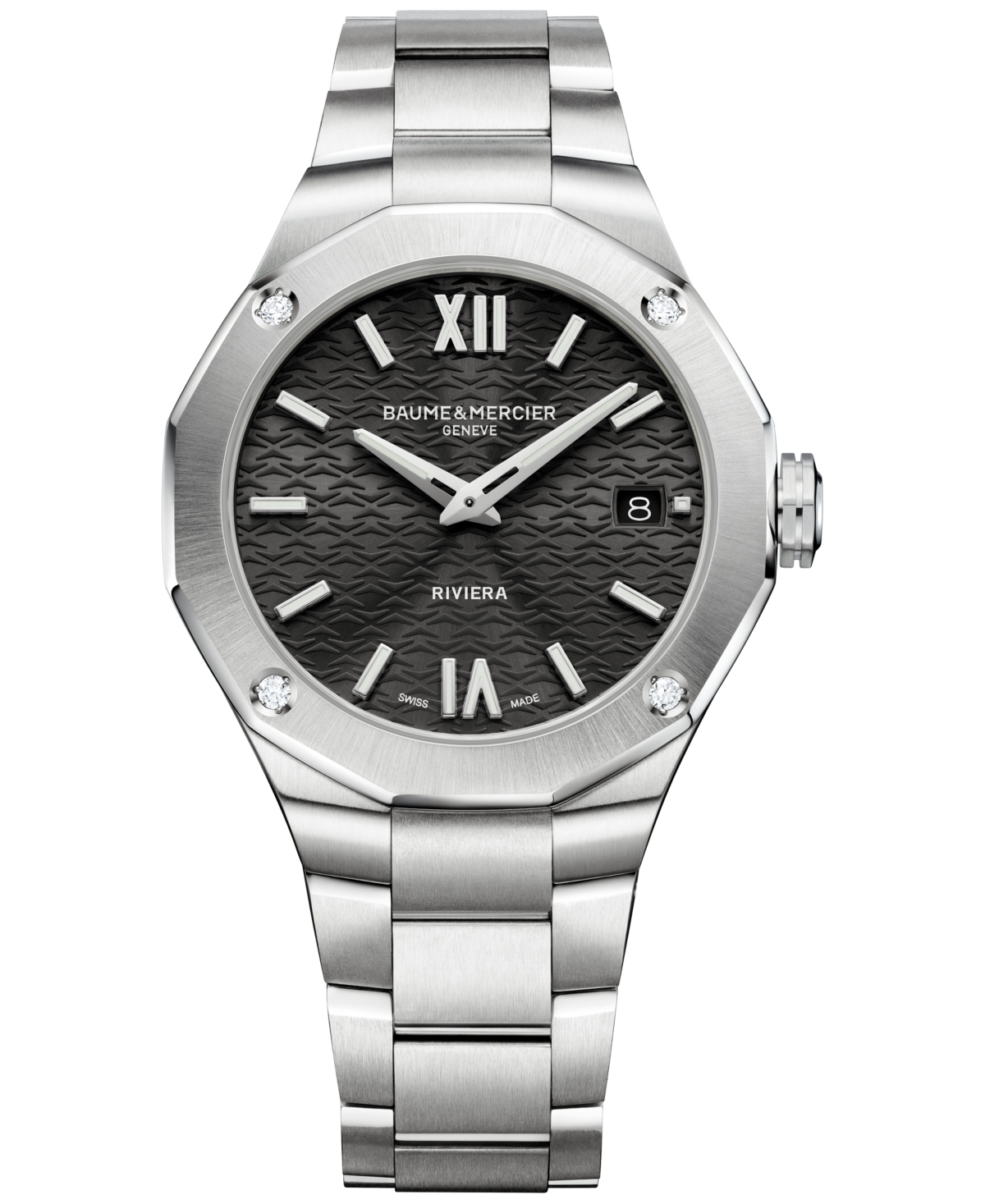 Click here for Baume & Mercier Womens Swiss Riviera Diamond (1/10... prices