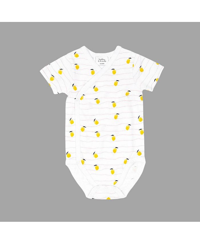 Stellou & Friends Unisex Crossbody Side Snap Onesies, Baby - Macy's