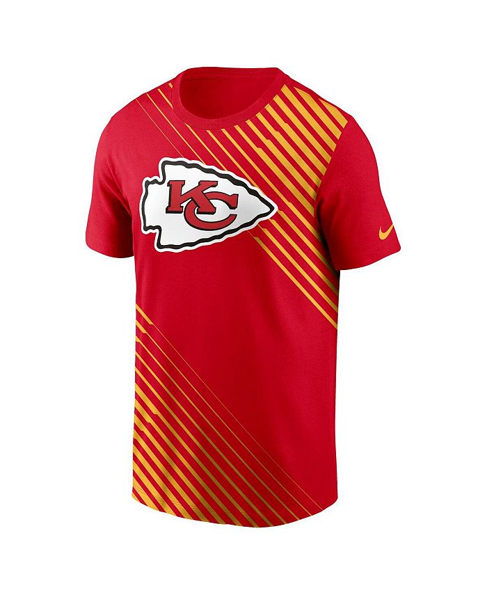 Nike Men's Red Kansas City Chiefs Yard Line Fashion Asbury T-shirt - Macy's