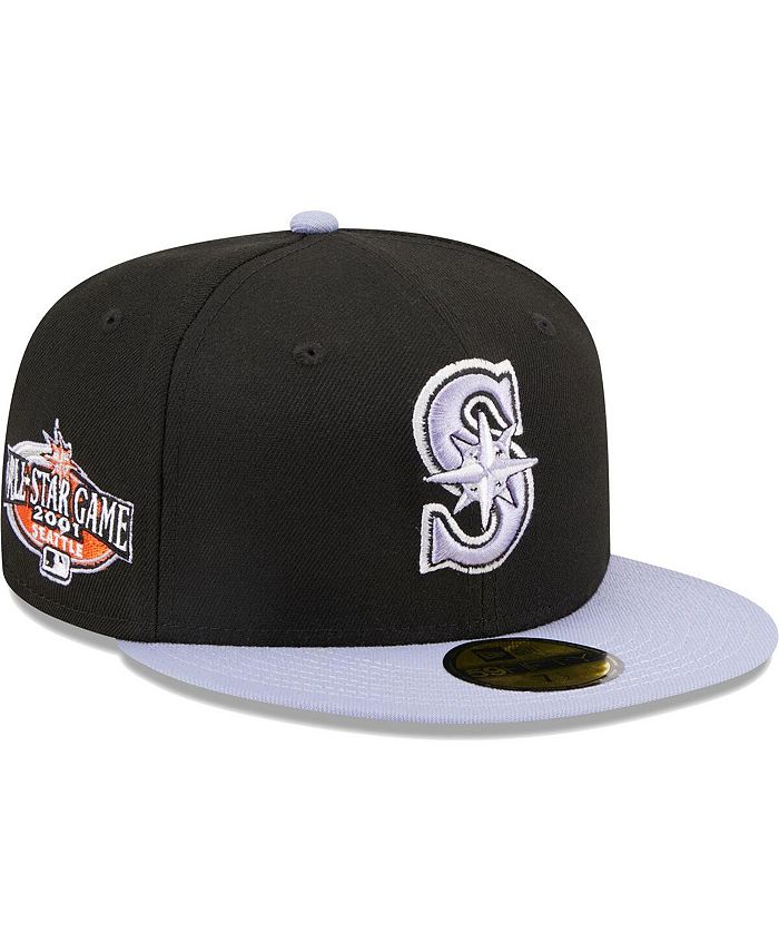 New Era Men's Black Seattle Mariners Side Patch 59FIFTY Fitted Hat - Macy's